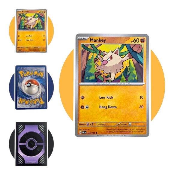 Pokemon | Toys | Paldea Evolved Pokemon Card Ff5 Mankey 16193 | Poshmark
